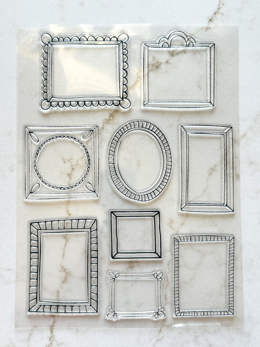 Frames Clear Stamps – pen paper & plans